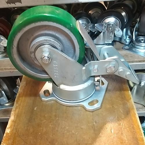 Jual Roda Trolley / Troli / Troly PU Heavy Duty OSAKA Diameter 6" Plat ...