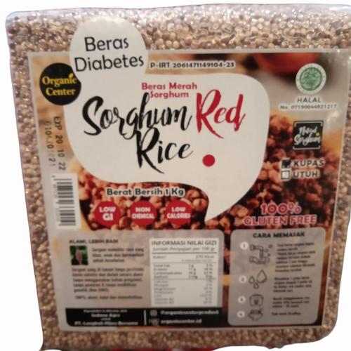 Jual Beras Diabetes | Beras Organic Sorghum Beras Merah Premium 1kg ...