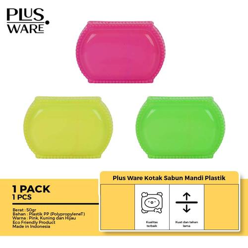 Jual Plusware Kotak Sabun Mandi Plastik Mandi 3 Warna - Jakarta Barat ...