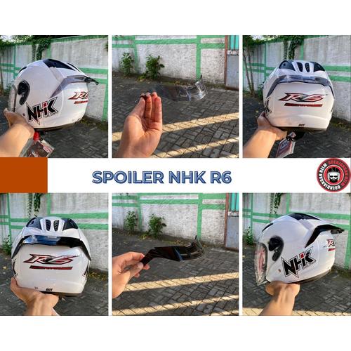 Jual SPOILER NHK R6 - NHK R6 SPOILER 2D - SPOILER HELM - Smoke ...