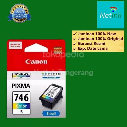 Jual Tinta Cartridge Canon Pixma CL 746s (small) Color Original - Kota ...
