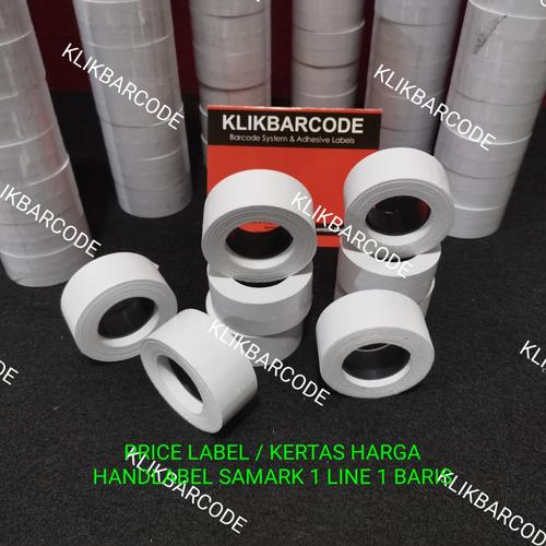 Jual KERTAS STICKER HANDLABEL 1 LINE - SINGLE LINE - 1 BARIS SATO ...