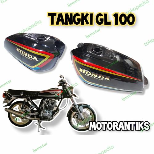 Jual Tangki GL 100 cat hitam set emblem type B - Kab. Sidoarjo ...
