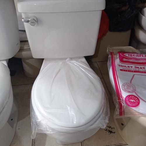 Jual closet duduk toto murah model flush depan | wc duduk warna putih ...