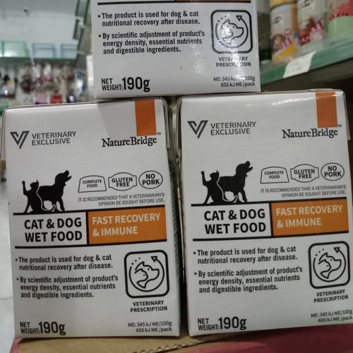 Jual Nature Bridge we food 190gr Fast Recovery & immune For cat&dog ...