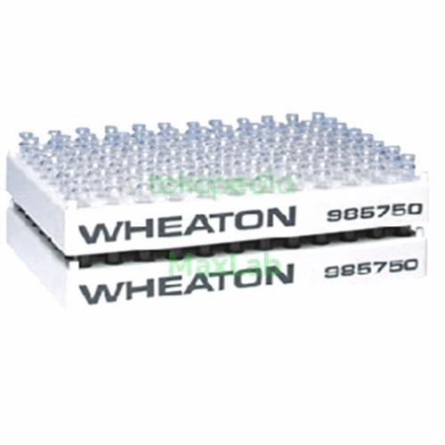 Jual Rak botol kecil autoklaf (Autoclavable Vial Rack), 9.5 mm, Wheaton ...