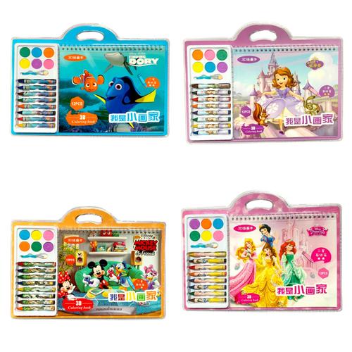 Jual Mainan mewarnai set anak, Buku menggambar mewarnai set anak crayon ...