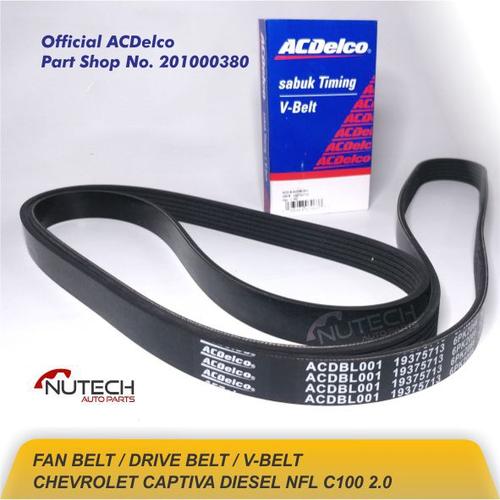 Jual Fan Drive Belt Chevrolet ORI CAPTIVA DIESEL NFL 6PK 2066 ACDelco ...
