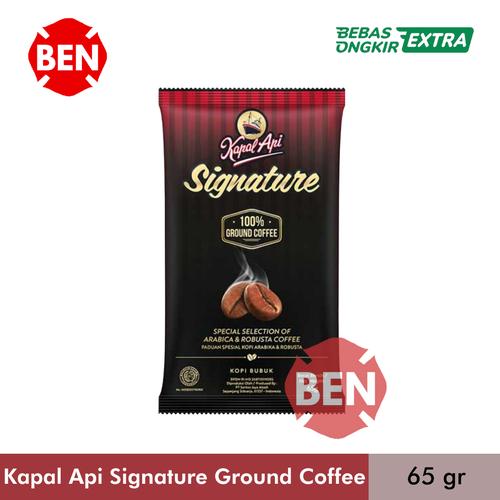 Jual Kapal Api Signature 65g 65gr 65 g gr Ground Coffee Arabica Robusta ...