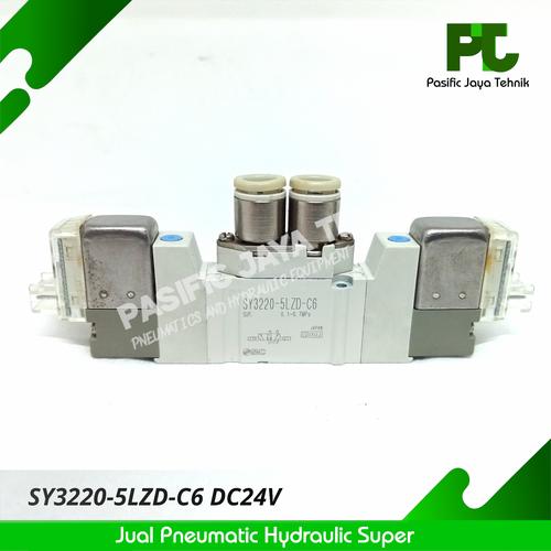 Jual solenoid valve 24v SMC SY3220-5LZD-C6 2 Position Double SY Series - Jakarta Barat - Pasific ...