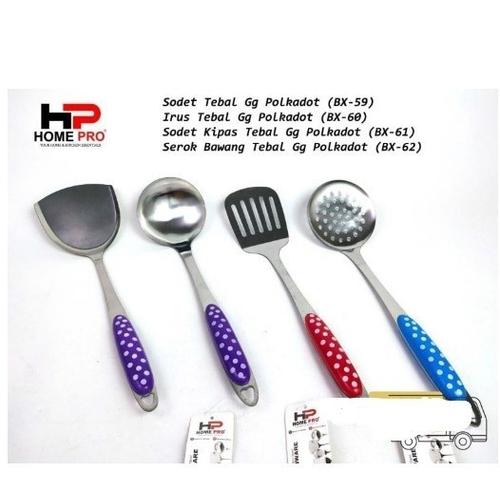 Jual Spatula Masak Sutil Sodet Irus Tebal Warna Polkadot 1 Pcs BX-60 ...