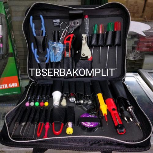 Jual Goldtool GTK-640 40pcs Electronic Technician ToolKit GTK530 ...