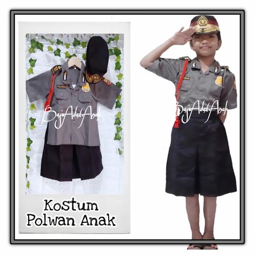 Jual baju kostum polwan polisi cilik junior polwan anak TK - Kab ...