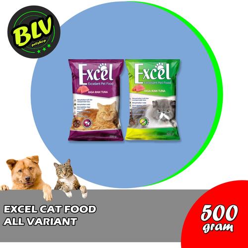 Jual Excel Cat Food IKAN DONAT 500gr/ Excel Repack/ Kiloan Excel 500 ...