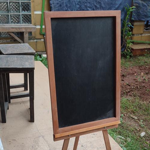 Jual papan tulis kapur blackboard standing papan nama kafe ukuran 40 x ...