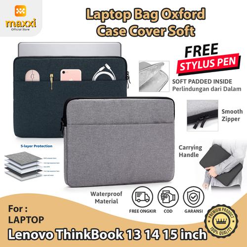 Jual Lenovo ThinkBook 13 14 15 inch Tas Laptop Sleeve Case Cover Soft ...