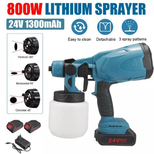 Jual Semprotan Cat Listrik Tanpa Kabel 800W 800Ml Kontrol Aliran ...