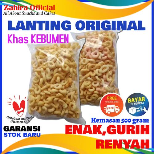 Jual Oleh-oleh Snack Lanting Kelanting Singkong Kebumen 500gram ...
