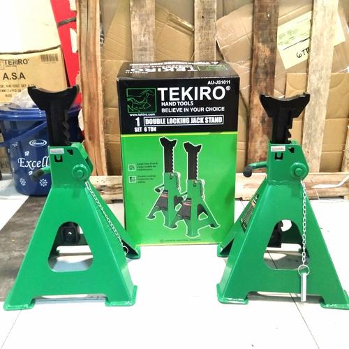 Jual Tekiro Jack stand 6 ton set isi 2 pcs / penahan tahanan dongkrak ...