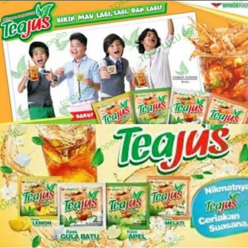 Jual TEA JUS,Varian Rasa Teajus minuman serbuk 1renceng isi 10sachet @7 ...