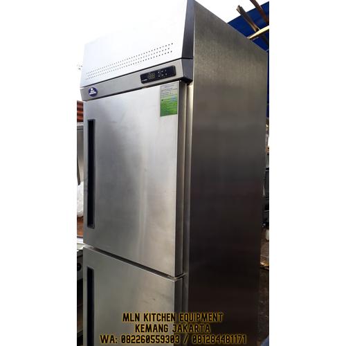 Jual UPRIGHT CHILLER 2 DOORS STAINLESS STEEL BRAND SANDEN INTERCOOLER ...
