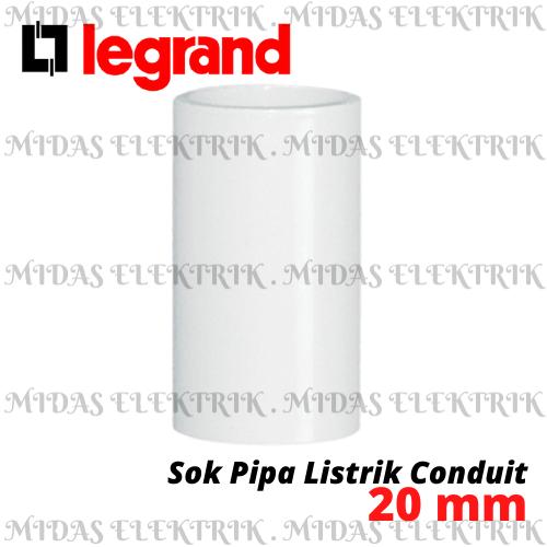 Jual Sambungan Sok Sock Shock Socket Pipa Kabel Listrik Conduit 20mm 20 ...