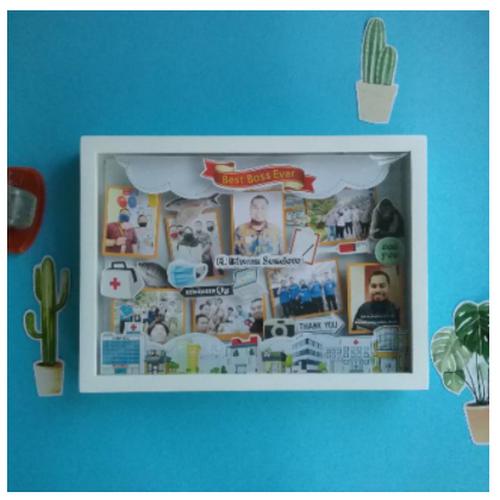 Jual SCRAPBOOK FRAME 3D FAREWELL CUSTOME / KADO RESIGN / KADO ...