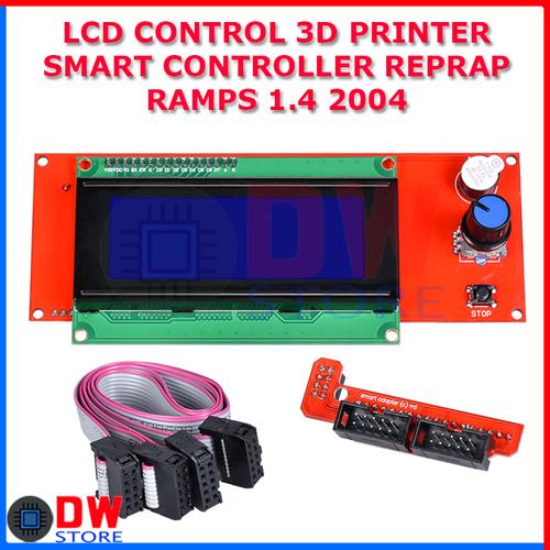 Jual LCD CONTROL 3D PRINTER SMART CONTROLLER REPRAP RAMPS 1.4 2004 ...