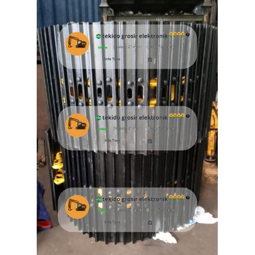 Jual TRACK LINK PC200 KOMATSU PC 200 ASSY PLUS TRACK SHOE BAUT SHOE SET ...