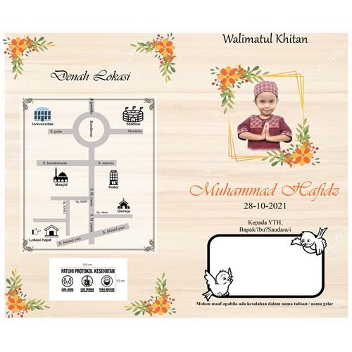 Jual undangan sunat undangan khitan undangan sunatan unik simple US 14 ...