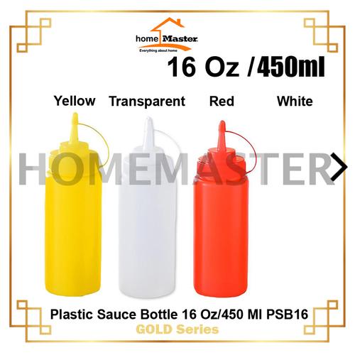 Jual Botol/Bottle Sauce/Saus/Kecap Squeeze Plastik 16 Oz/475 ml PSB16 ...