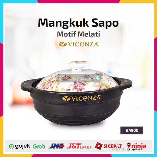 Jual Vicenza Sapo Bowl With Lid Mangkuk Sapo Tutup BA-900 Mangkok ...