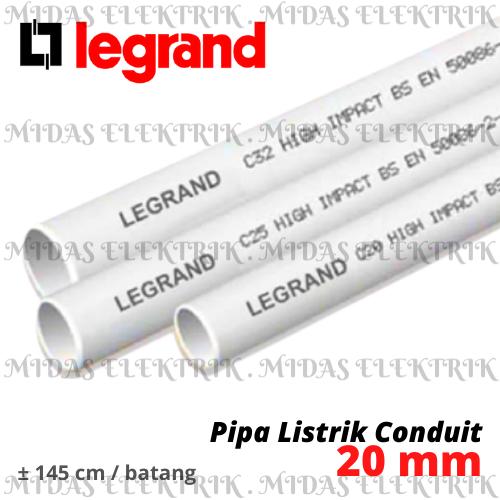 Jual Pipa Kabel Listrik Conduit Paralon PVC Size Ukuran 20mm 20 mm C20 ...