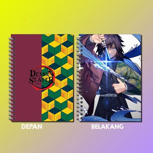 Jual Pocket book/notebook/buku catatan anime kimetsu giyu - A6 - Kota ...