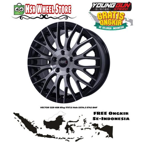 Jual Velg Mobil Ring 17 HSR VECTOR Velg HRV Innova Ertiga Rush Xpander ...