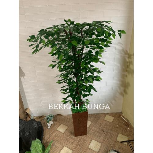 Jual Pohon Beringin Hijau/Pohon Artificial/Pohon Hias/Bunga Plastik ...