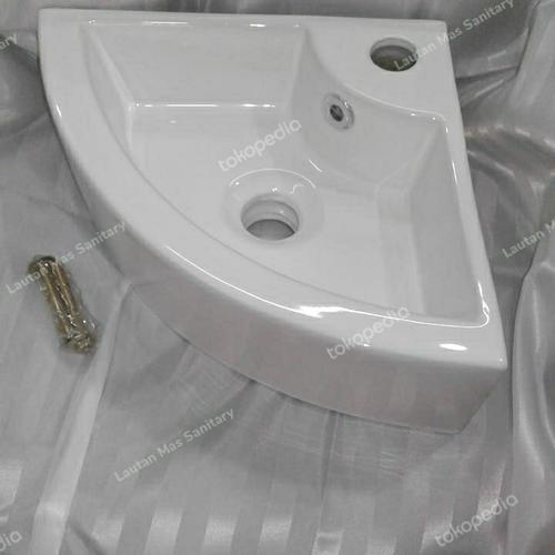 Jual wastafel sudut gantung(paket komplite - Jakarta Pusat - Lautan Mas ...