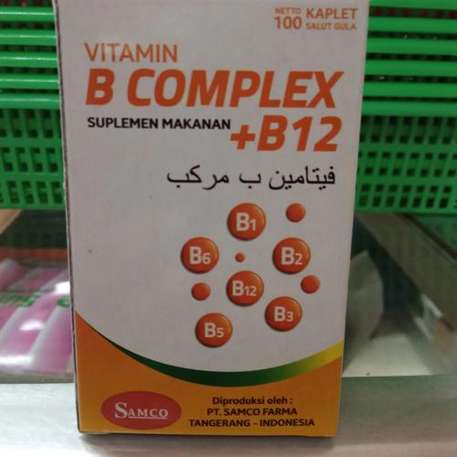 Jual B COMPLEX +B12 MEMBANTU KEBUTUHAN VIT B COMPLEX DAN B12 per botol ...