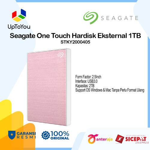 Promo Seagate One Touch Hardisk Eksternal 2TB USB3.0 Rose Pink ...