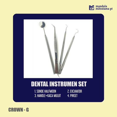 Jual Dental Instrumen Basic Set - 4 pcs /Alat Instrumen Gigi Dasar ...