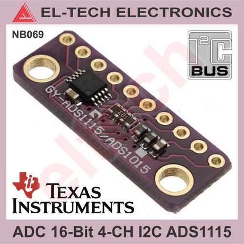 Jual ADS1115 ADS 1115 16Bit 16 Bit 4 Channel I2C ADC Pro Gain Amplifier ...