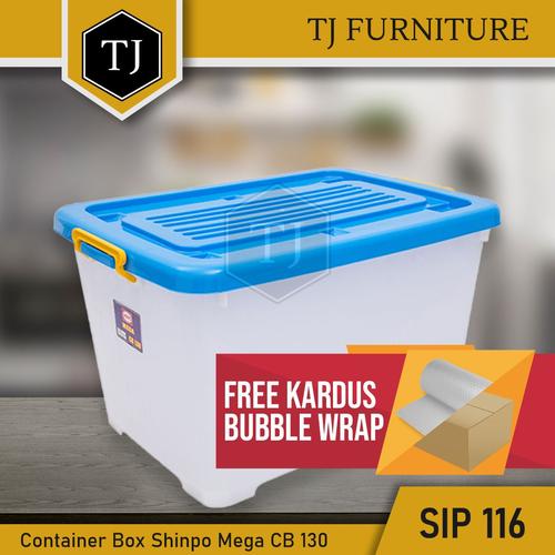 Jual Shinpo Container Box Mega / Storage Box - SIP 116 CB 130 - Biru ...