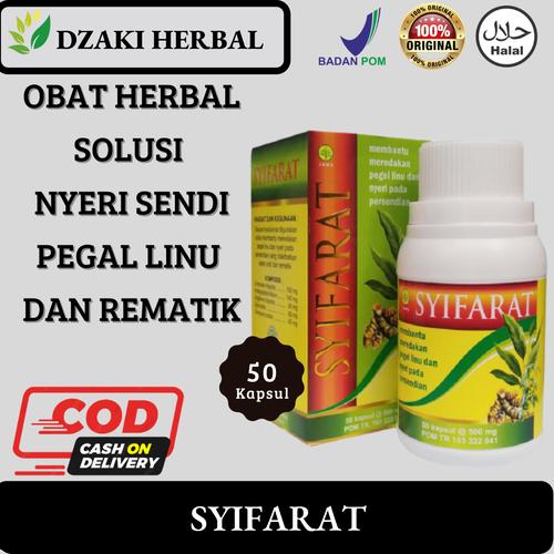 Jual Syifarat Obat Herbal Nyeri Sendi | Obat Pegal Linu Isi 50 Kapsul ...