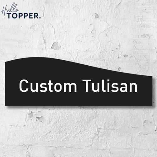 Jual Custom Tulisan Sign Board Ekslusif Print Signage Akrilik UV Print ...