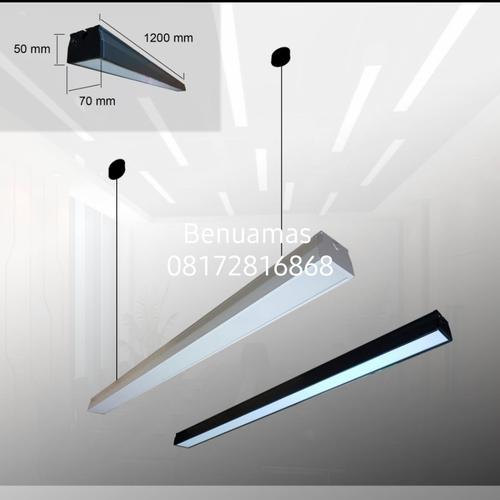 Jual KAP BALOK GANTUNG MINIMALIS TL T8 KAP LAMPU GANTUNG HIAS - Putih ...