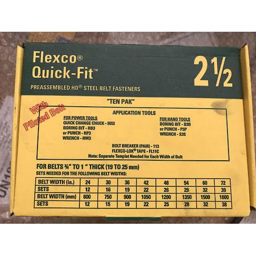 Jual Sambungan Belt Conveyor FLEXCO Fastener Quick-Fit 2-1/2E - Jakarta ...