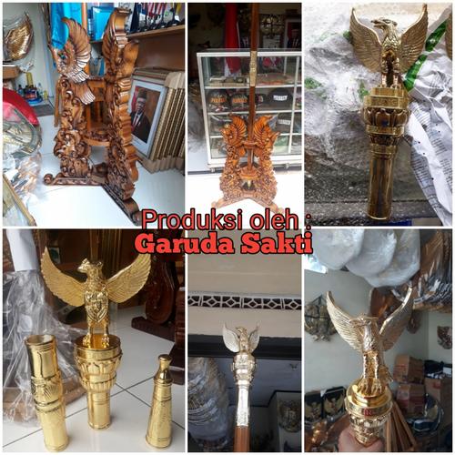 Jual tiang pataka ukir eksklusif - Jakarta Timur - garuda sakti | Tokopedia
