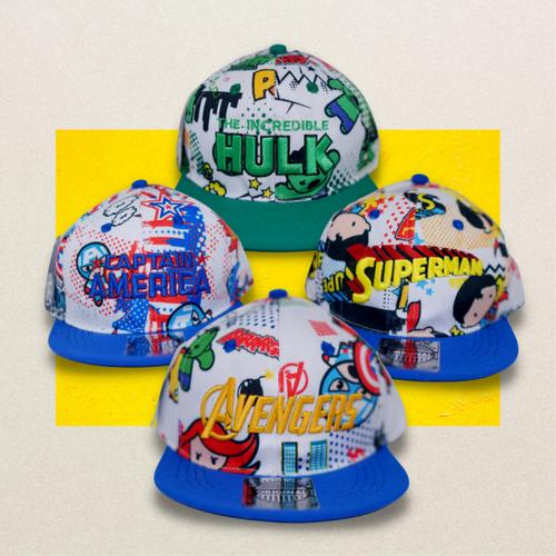 Jual Topi Hiphop Anak Exclusive Special Karakter Superhero Warna Hijau ...