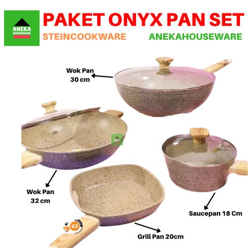Jual Paket Onyx Granite Series Panci Set Stein Cookware - Jakarta Utara ...