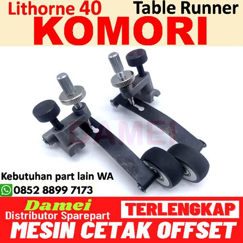 Jual Rubber Wheel Komori 40 Mesin Offset Table Runner Komori Lithrone ...